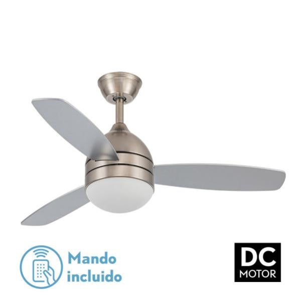 Fan DC MAESTRAL niguel led cct regolabile con memoria Fabrilamp | Leroy ...