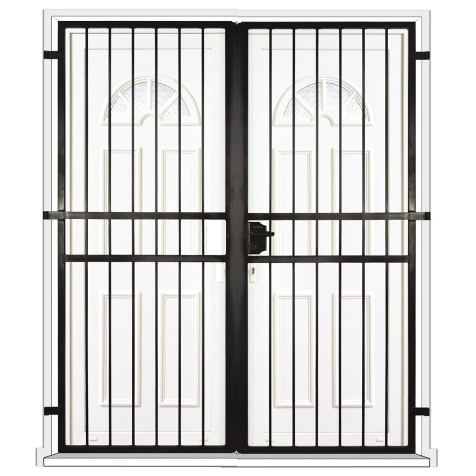 Grille porte Droite -2 vantaux pour encadrure H=210 cm x L=140 cm (côte ...