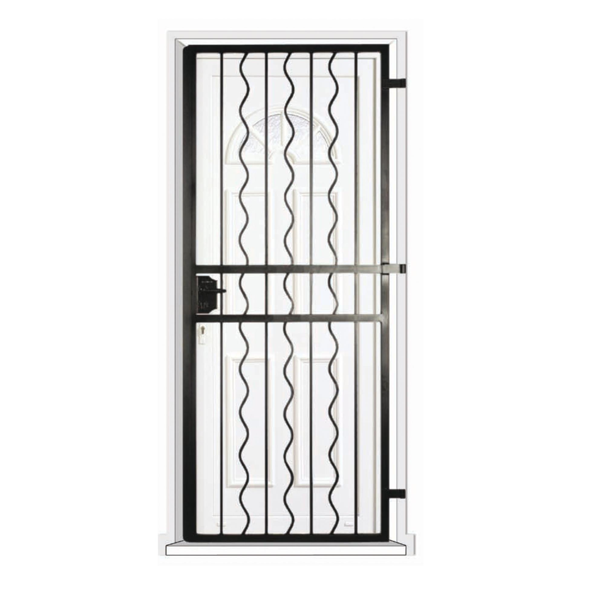 Grille porte Azur -1 vantail pour encadrure H=200 cm x L=70 cm (côte ...