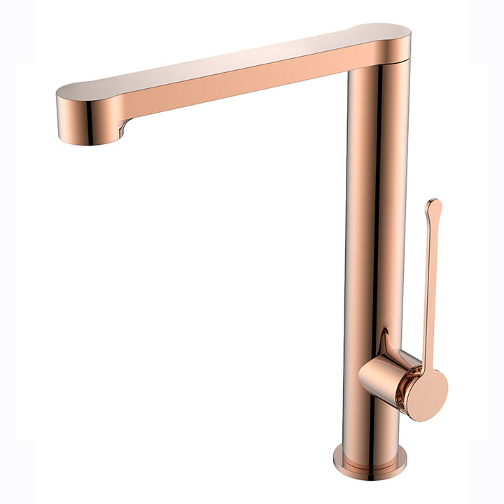 ROBINET DE CUISINE 015 EN LAITON ROSE DORÉ COLLECTION PÉNÉE | Leroy Merlin