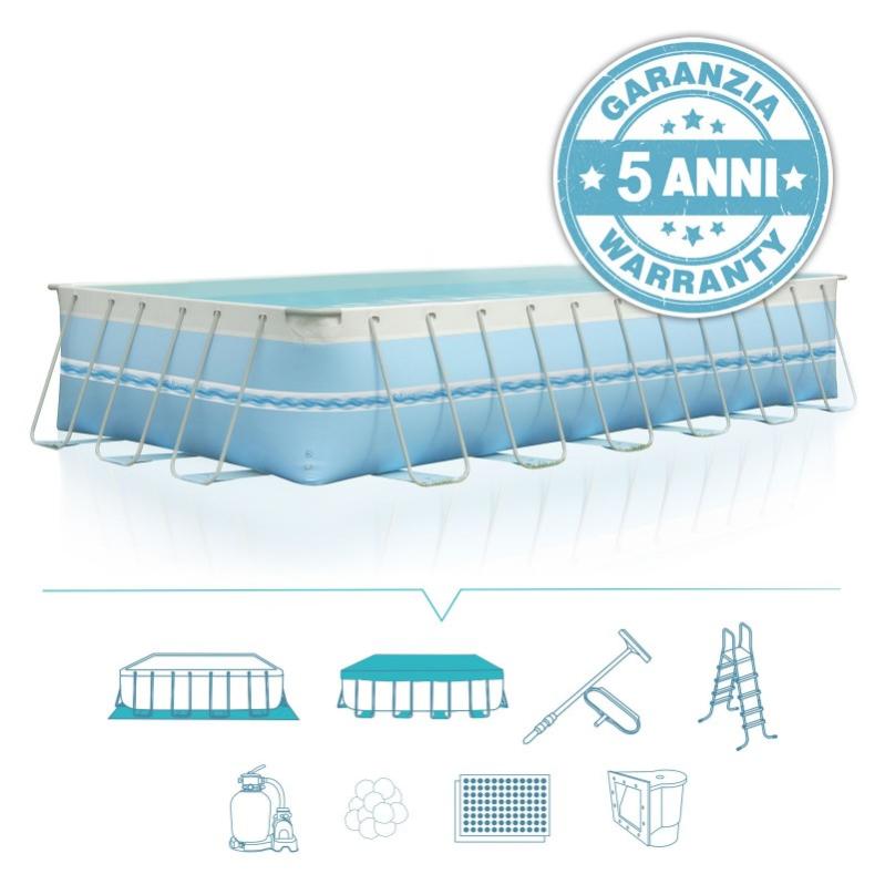 Piscina Fuori Terra Pantelleria 1036X548X132 Cm San Marco > kit piscina ...