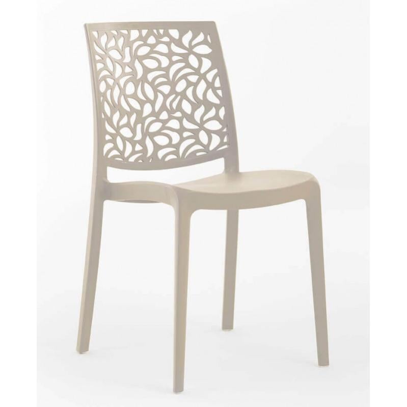 Set di 4 - 6 Sedie London Stone In Resina Crema > 4 sedie | Leroy Merlin