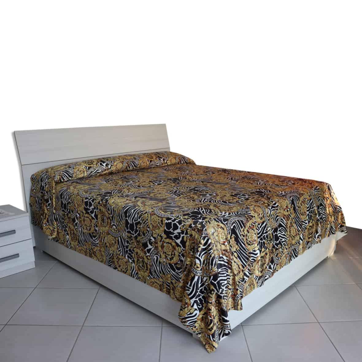 Couvre-lit double en velours avec impression numérique 250x280 cm Made ...