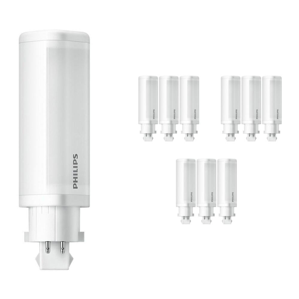 Lot 10x Philips Corepro PL-C LED 4.5W 500lm - 840 Blanc Froid | Équivalent 13W | Leroy Merlin