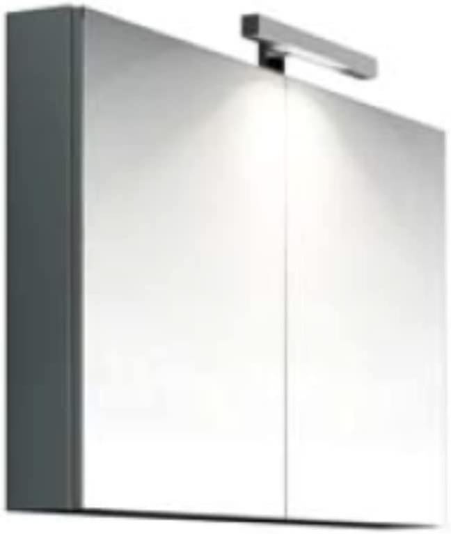 Evotrade Specchio Contenitore Bagno Silver. Specchiera a Parete ...