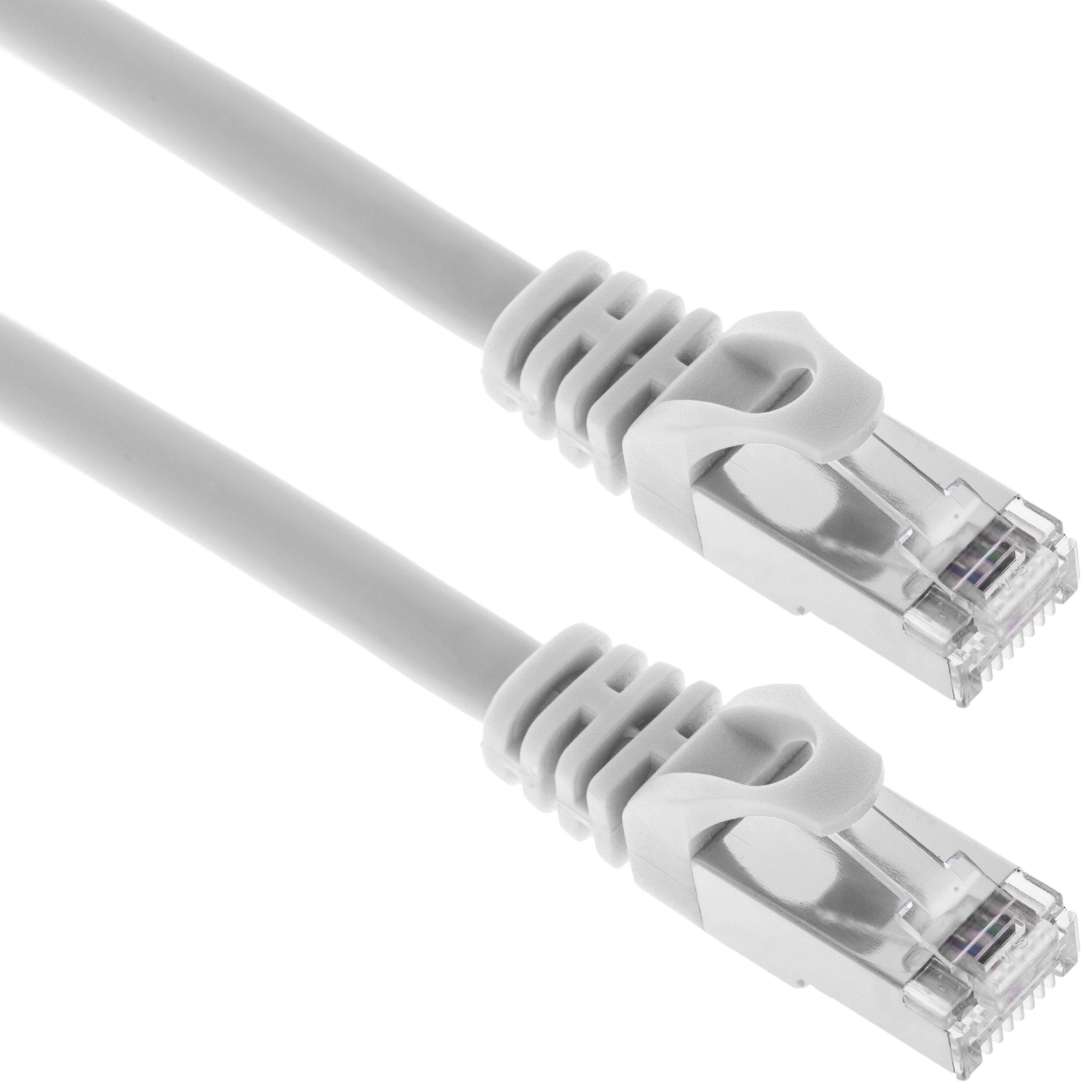 Câble réseau Ethernet FTP Cat.6a blanc 1 m | Leroy Merlin
