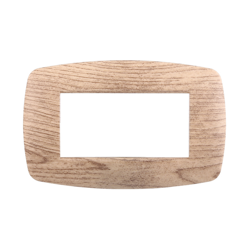 Plaque compatible Bticino Livinglight 4 modules slim plastique couleur ...