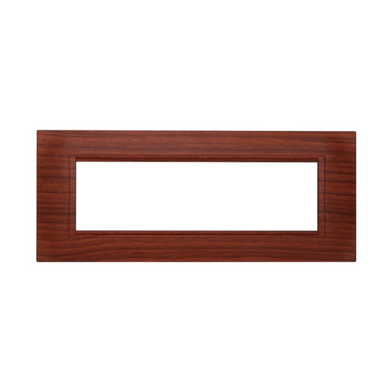 ETTROIT Placca Plastica Quadrata Serie Space 7P Colore Radica ...