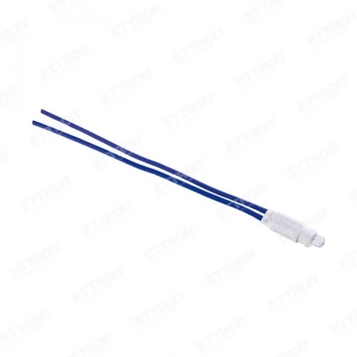 ETTROIT LAMPADA LED luce spia BLU 0.5W 220V Compatibile matix bticino ...