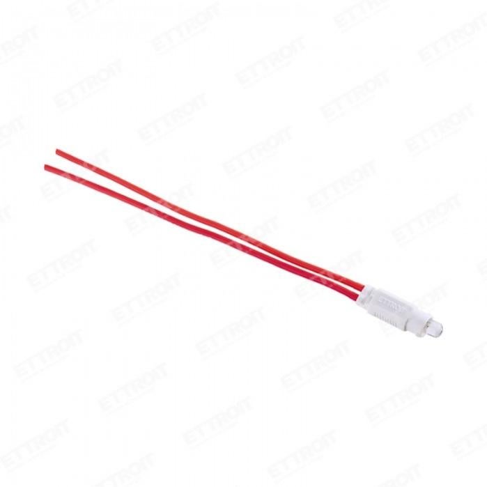 ETTROIT LAMPADA LED luce spia ROSSO 0.5W 220V Compatibile matix bticino ...