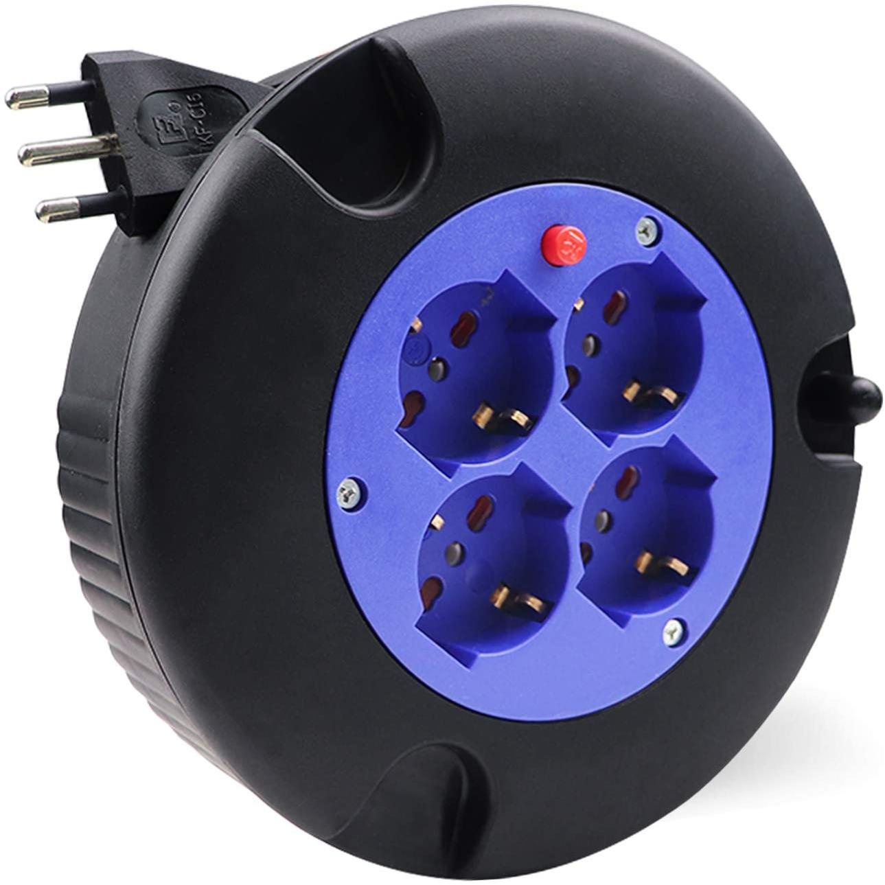 J'ai enveloppé une extension électrique électrique 5 mètres 4 Sockets ...