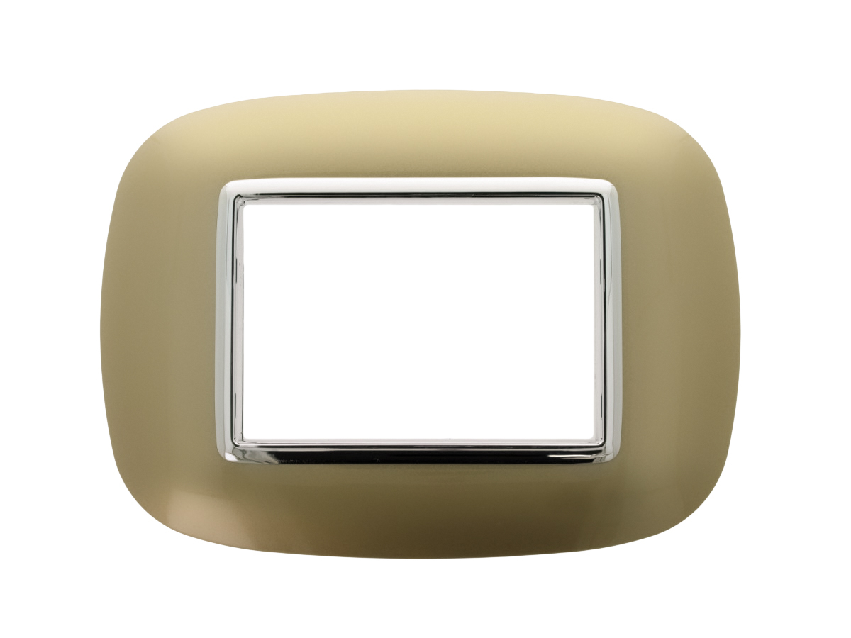 SANDASDON Placca Oval 3M Oro Compatibile Con Bticino Axolute | Leroy Merlin