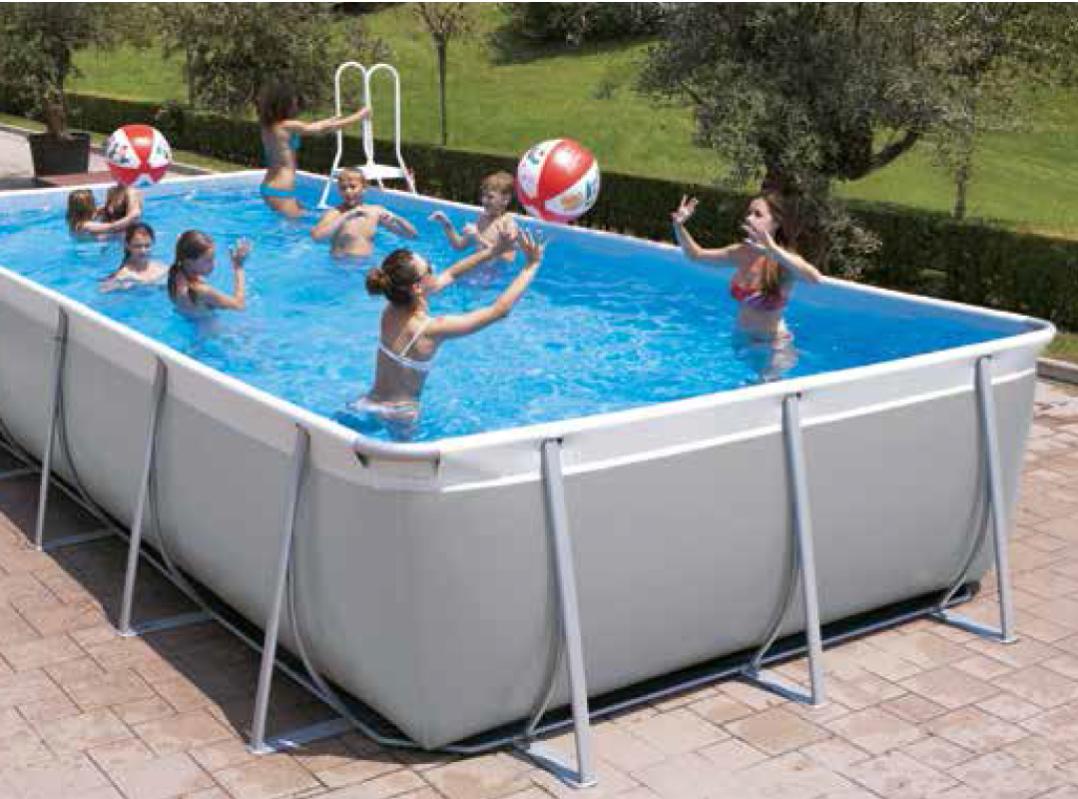 PISCINA JOY H 125 DIMENSIONI CM 650 X 350 FILTRO A SABBIA 8 MC/H | Leroy Merlin