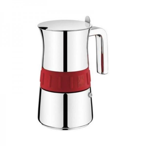 Cafetière Italienne BRA Elegance Red (10 Tasses) | Leroy Merlin