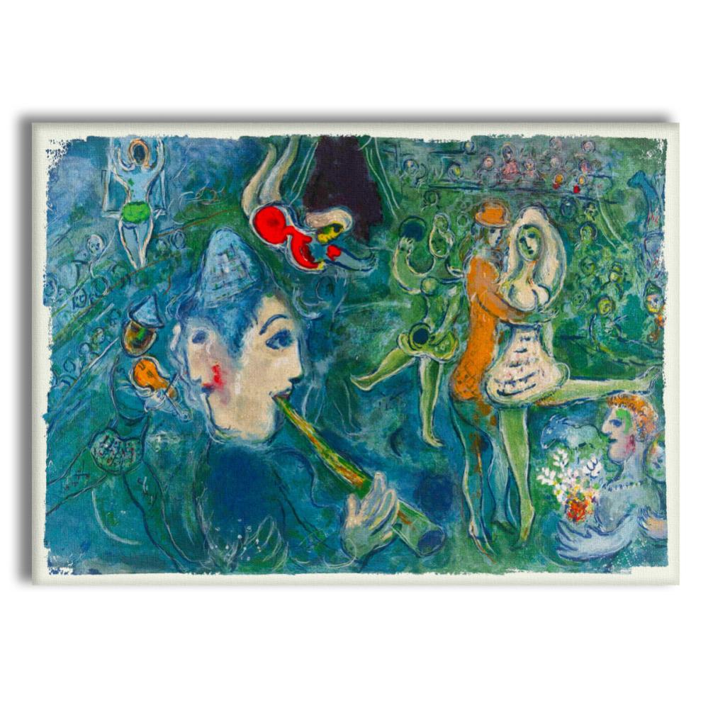 MARC CHAGALL Le Cinque - Quadro Canvas Su Telaio In Legno 100X70 CM ...
