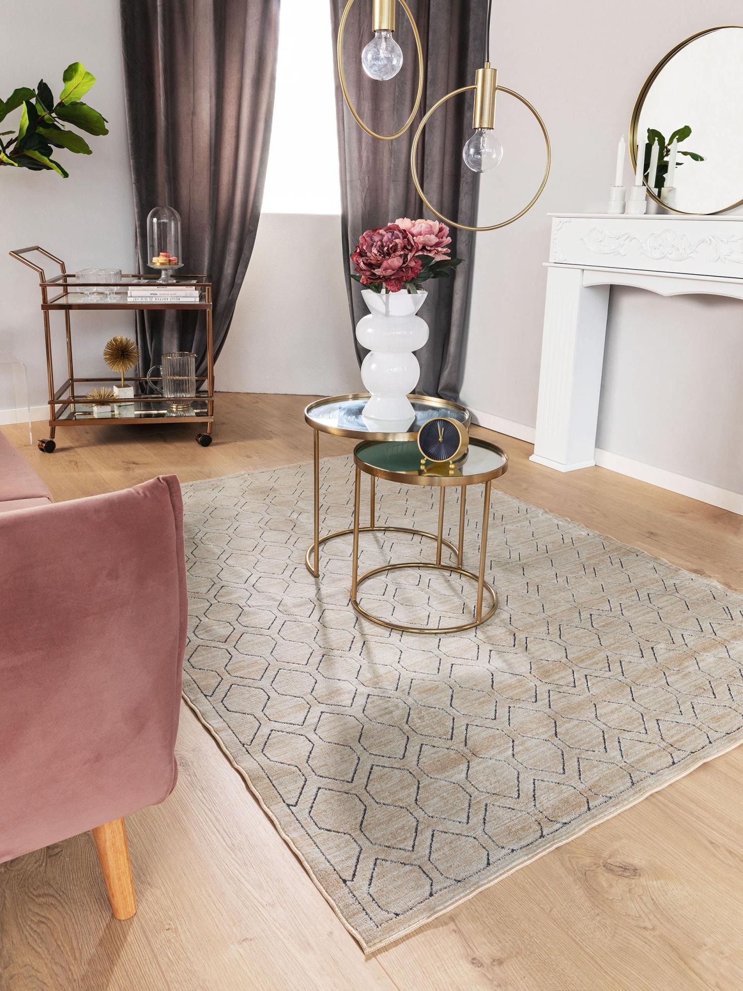 BENUTA - Tapis crème 66x110 cm | Leroy Merlin