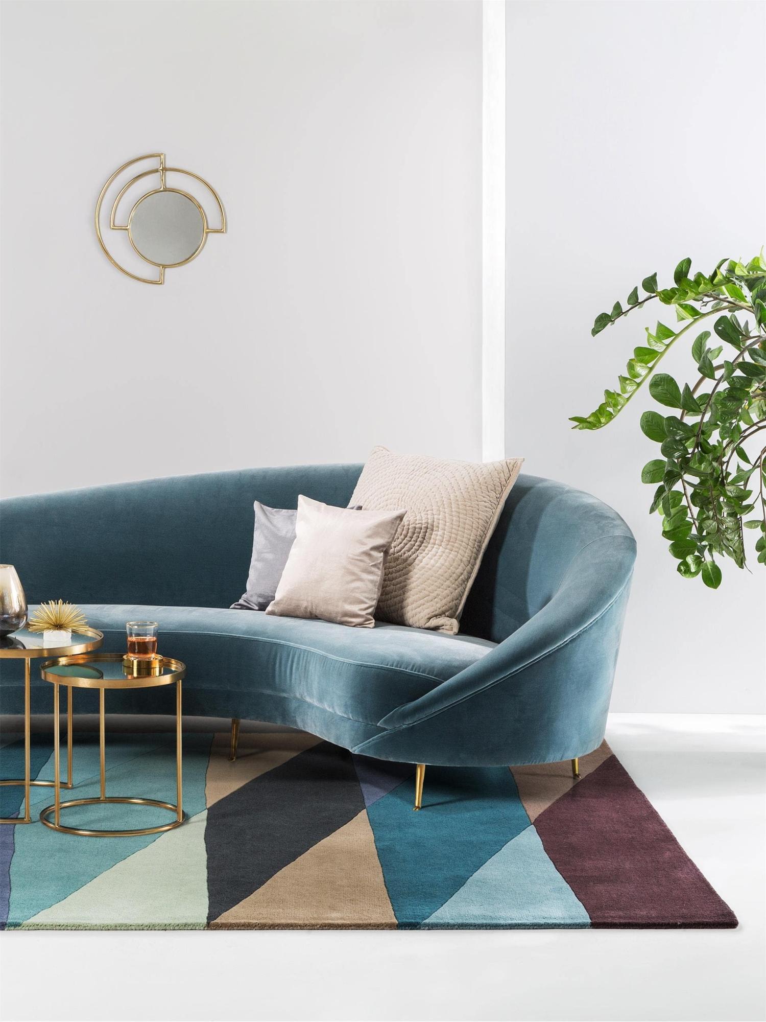 BENUTA - Tappeto di lana multicolor/blu 140x200 cm | Leroy Merlin