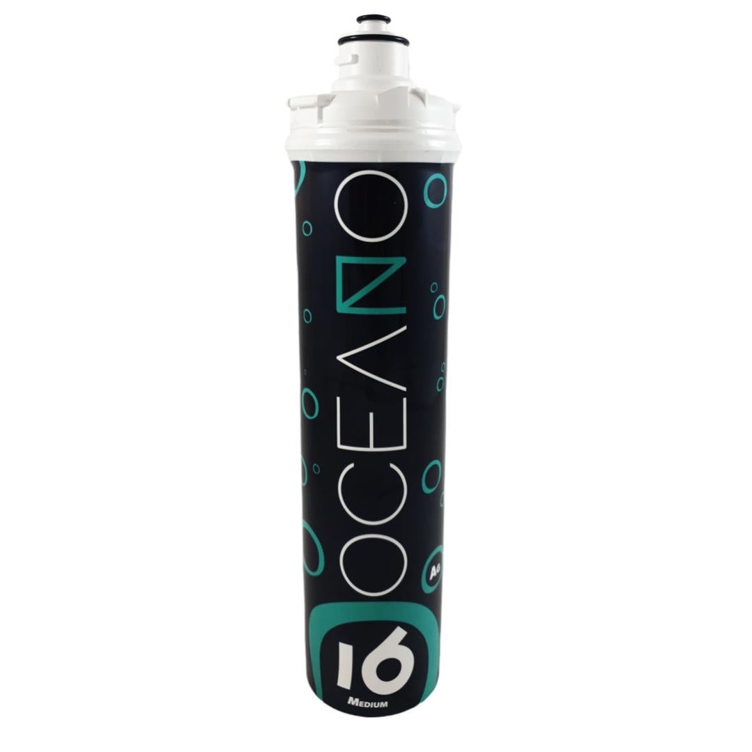Filtro Oceano 16 Medium 0,5 micron Carbon Block + Argento Antibatterico ...