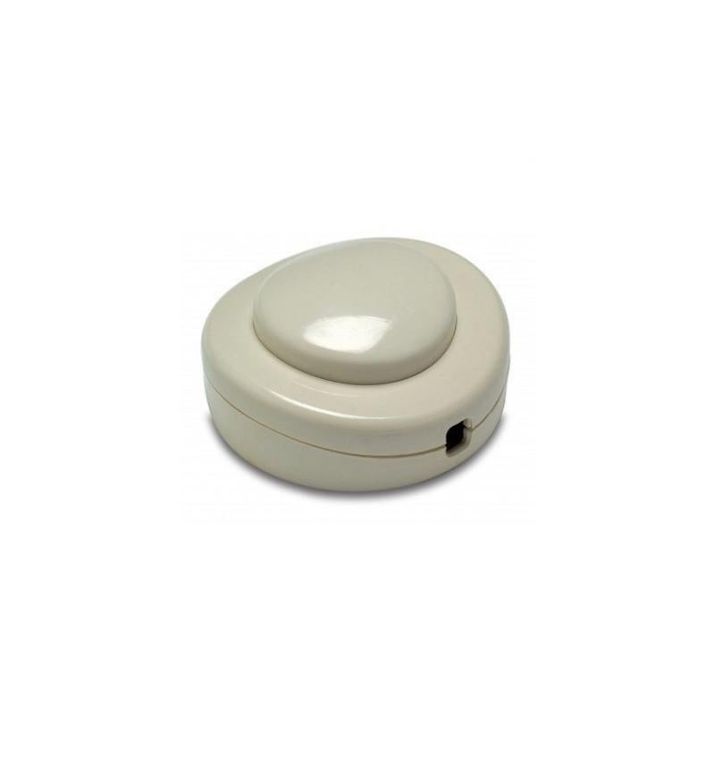 Interruptor de pie 2A 250V de color blanco - FAMATEL | Leroy Merlin