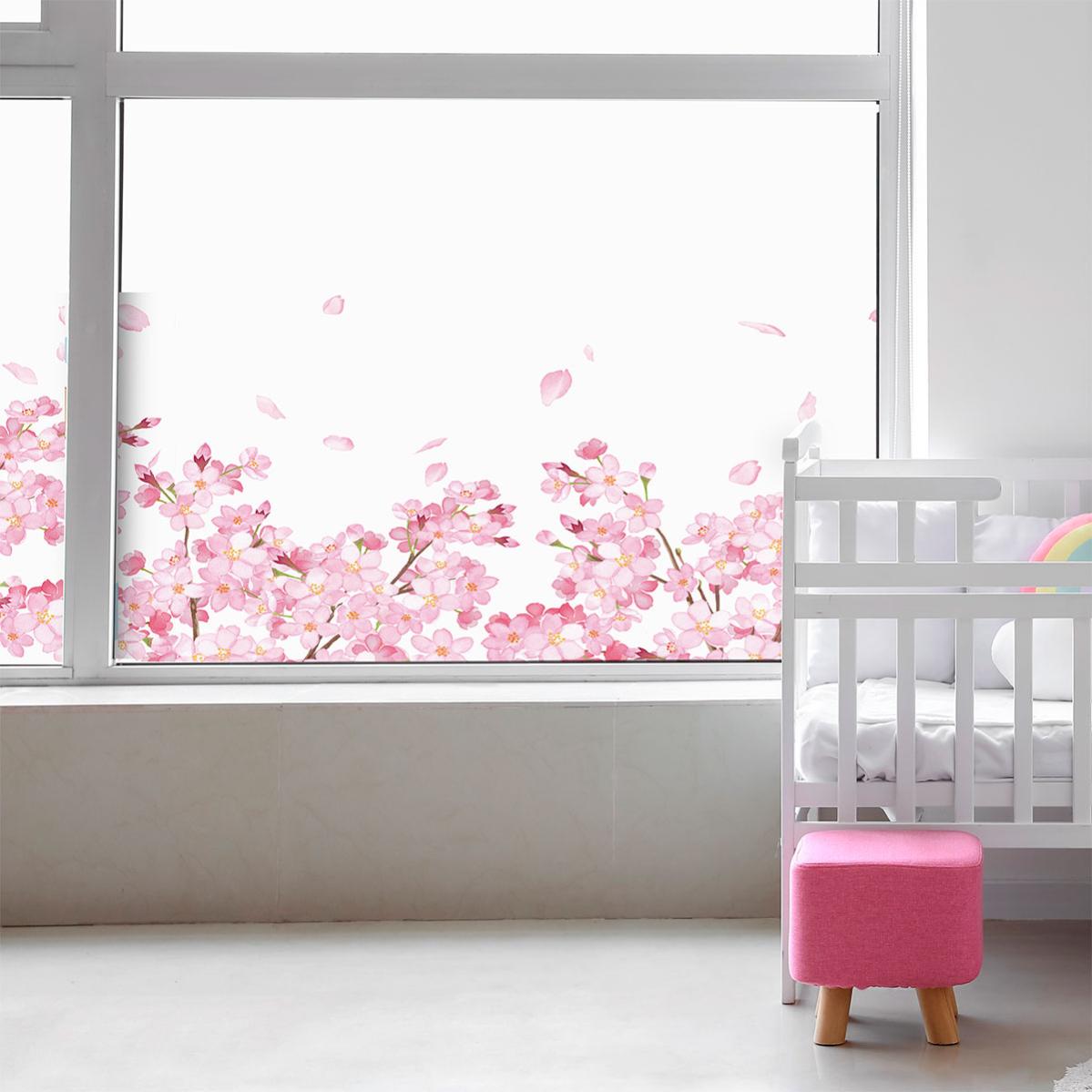 Adesivo oscurante e privacy per finestra 1 metro x 40 cm fiori di ...