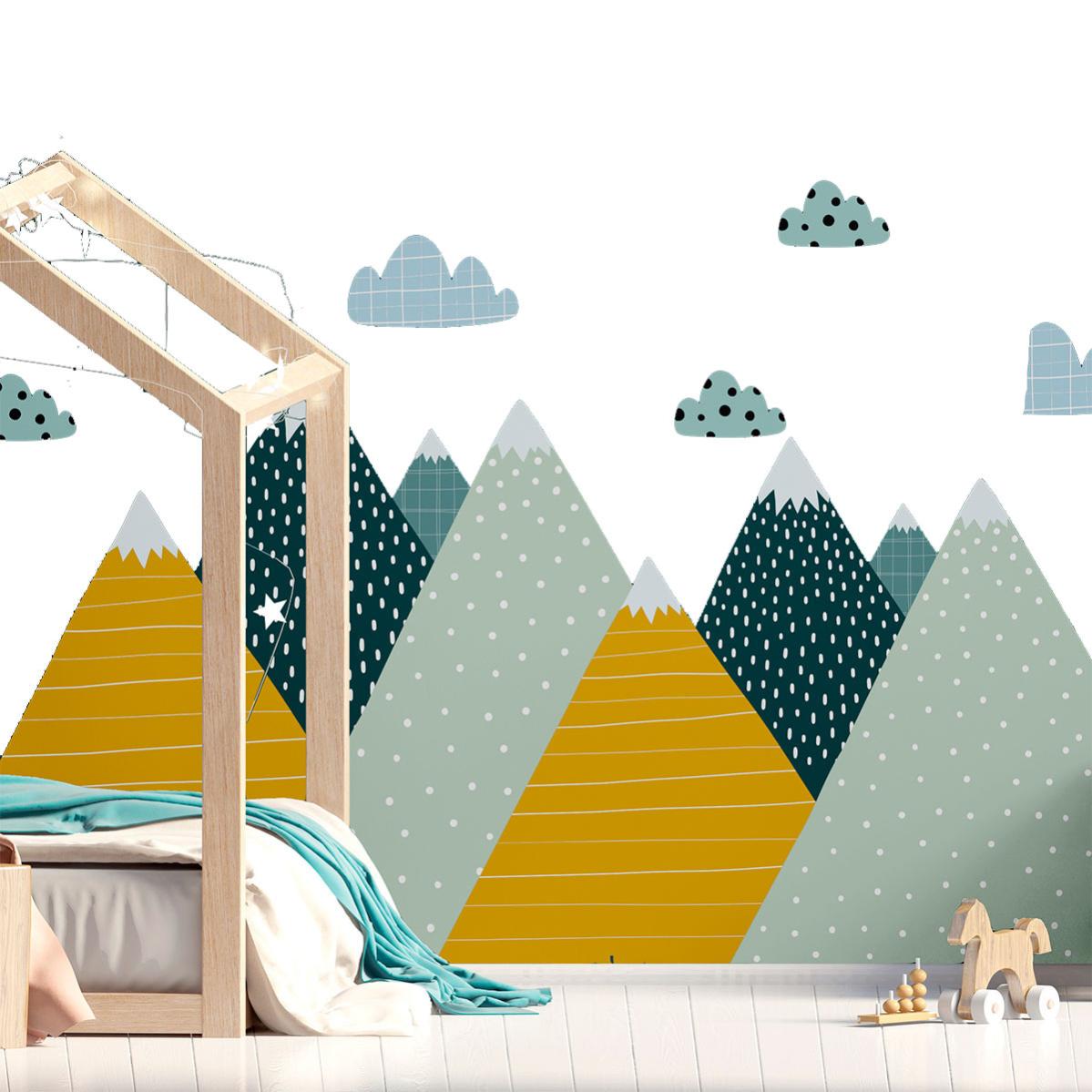 Papel pintado prepegado - Montañas escandinavas Ziska - adhesivo pared ...