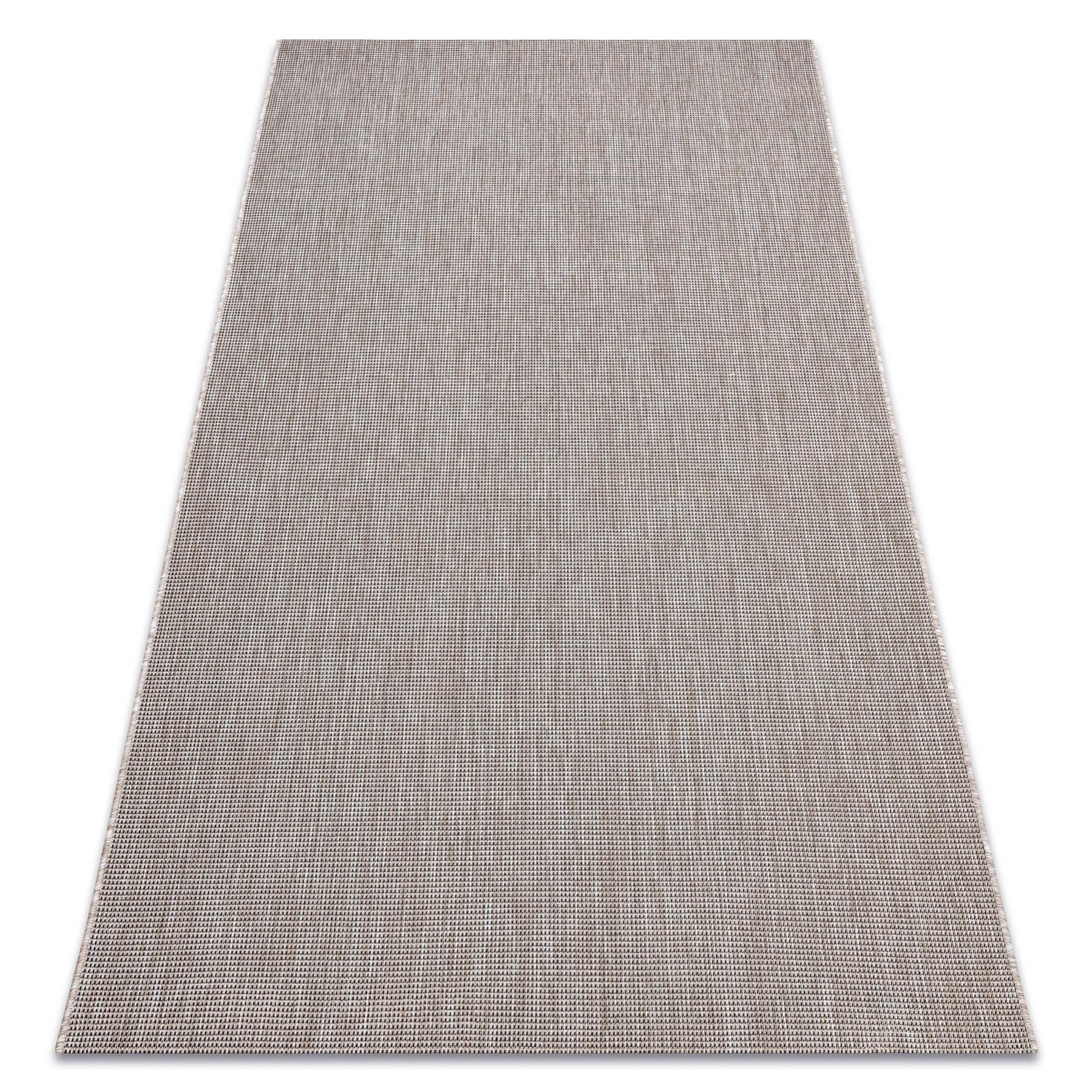 Alfombra de cuerda sisal FLOORLUX 20580 llanura color sólido - plata ...