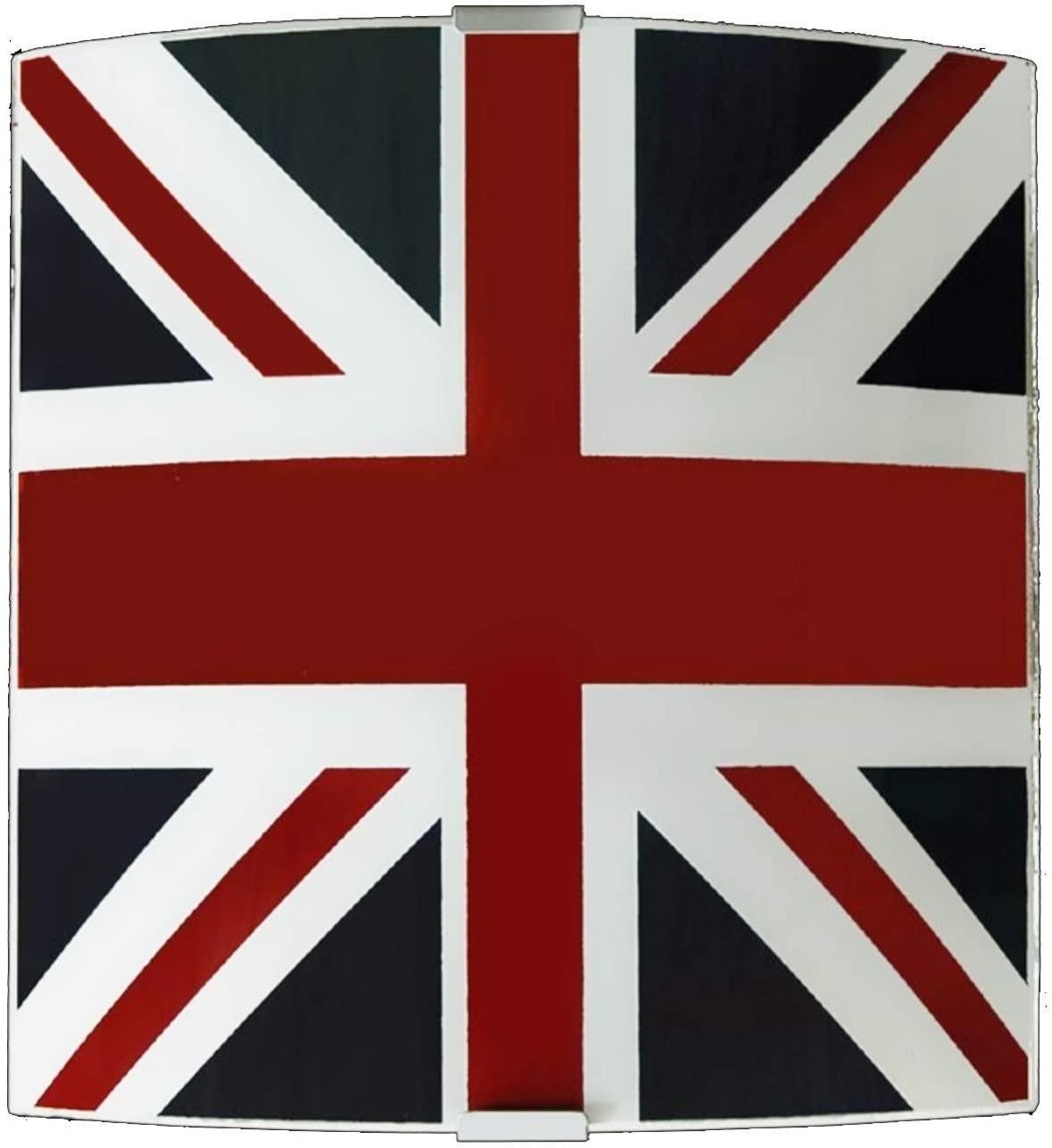 UK FLAG APPLIQUE 26X26 VETRO 1X E27 | Leroy Merlin