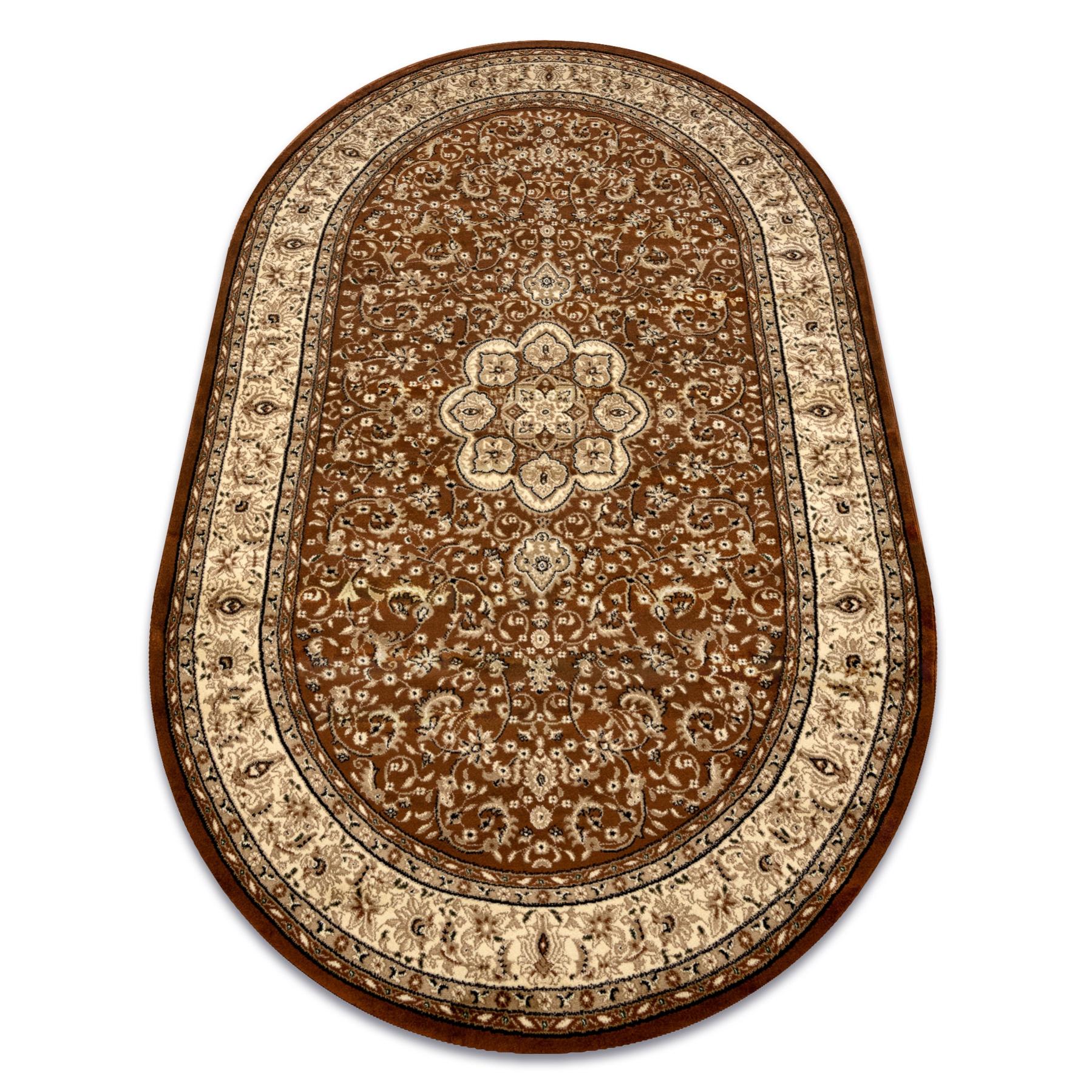 Tappeto ROYAL ADR ovale disegno 521 maro 100x180 cm | Leroy Merlin
