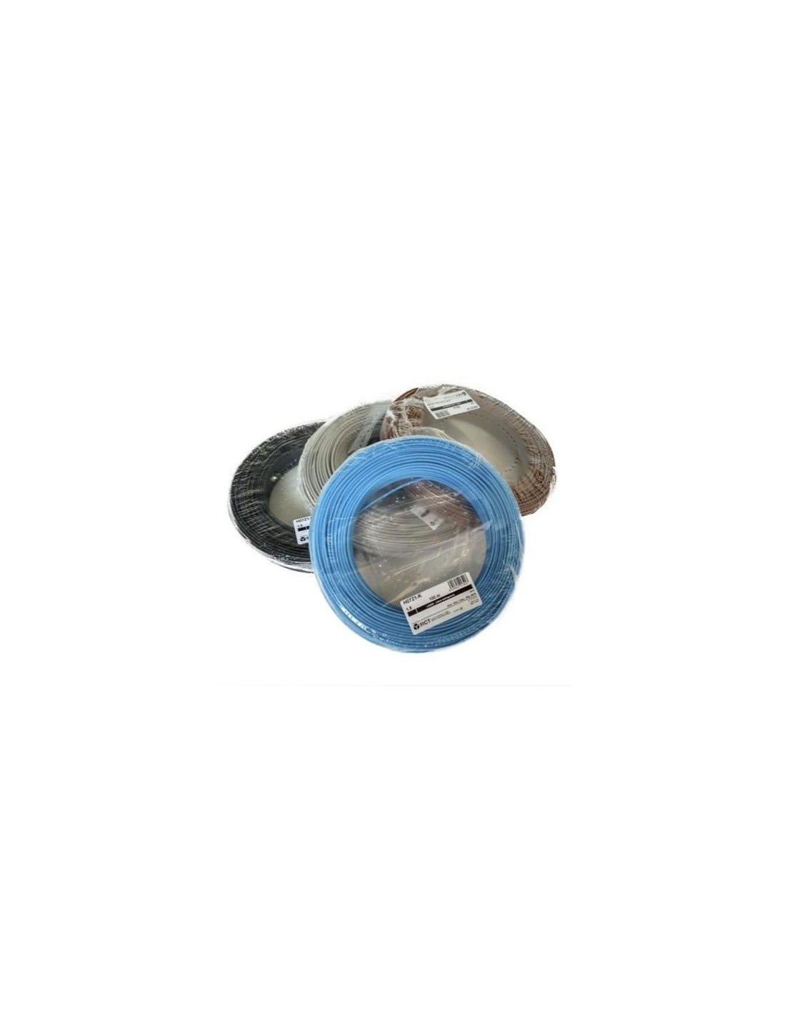 Cable electrico rollo 100mtrs azul. Cable unipolar Flexible 1,5 mm ...