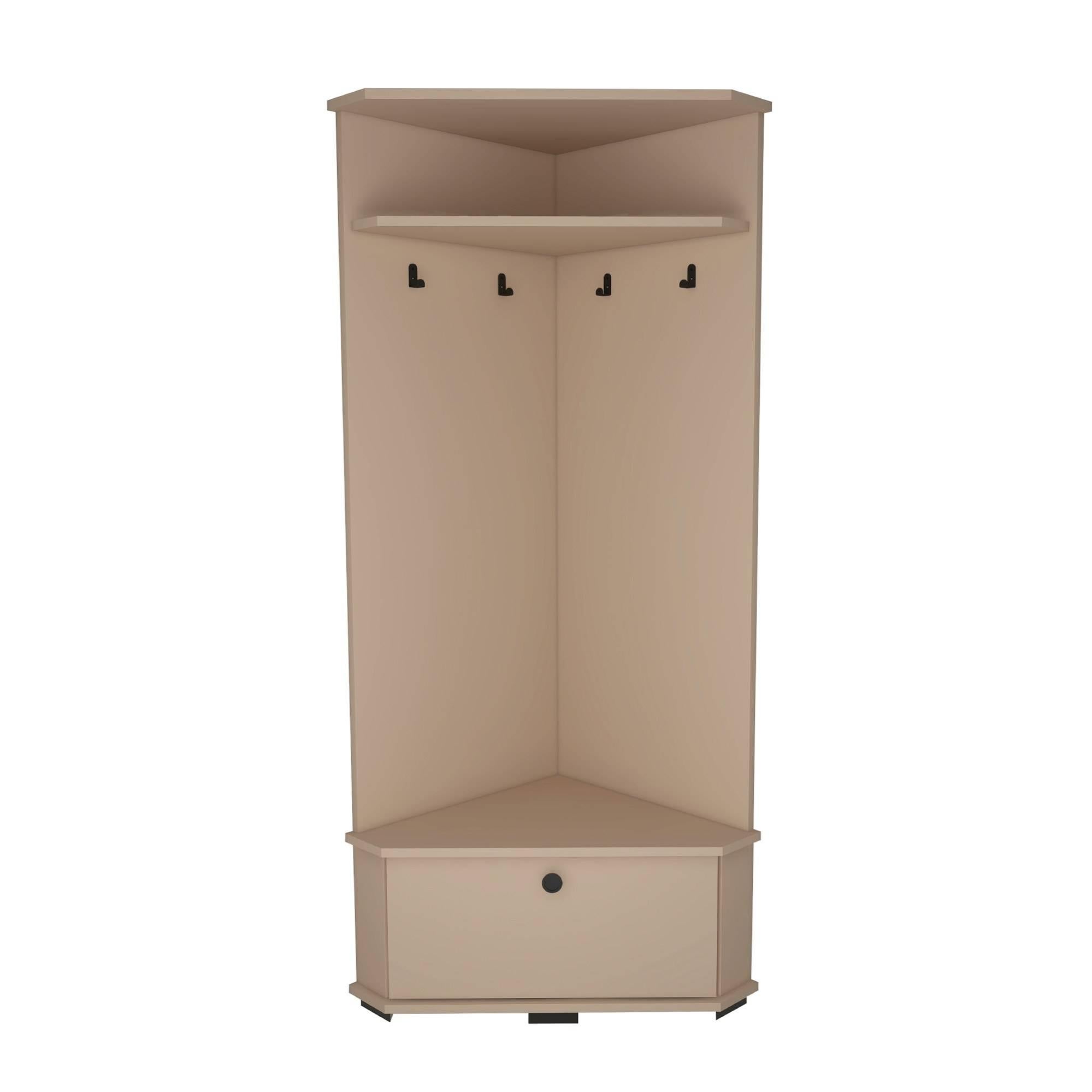 Vestiaire d'angle Tapio L83,4xH176,6cm Beige | Leroy Merlin