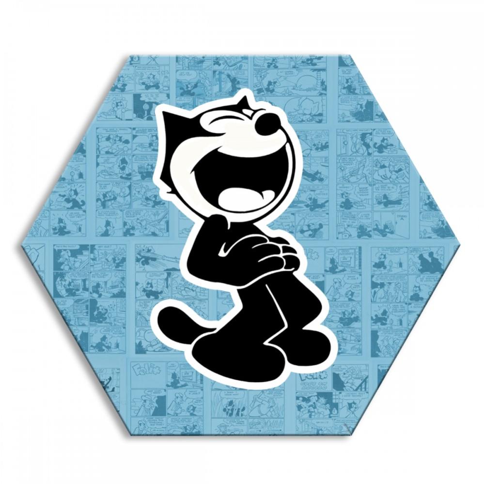 FELIX LE CHAT - Toile Hexagonale - Tableau Imprimé Sur Toile Et Monté ...