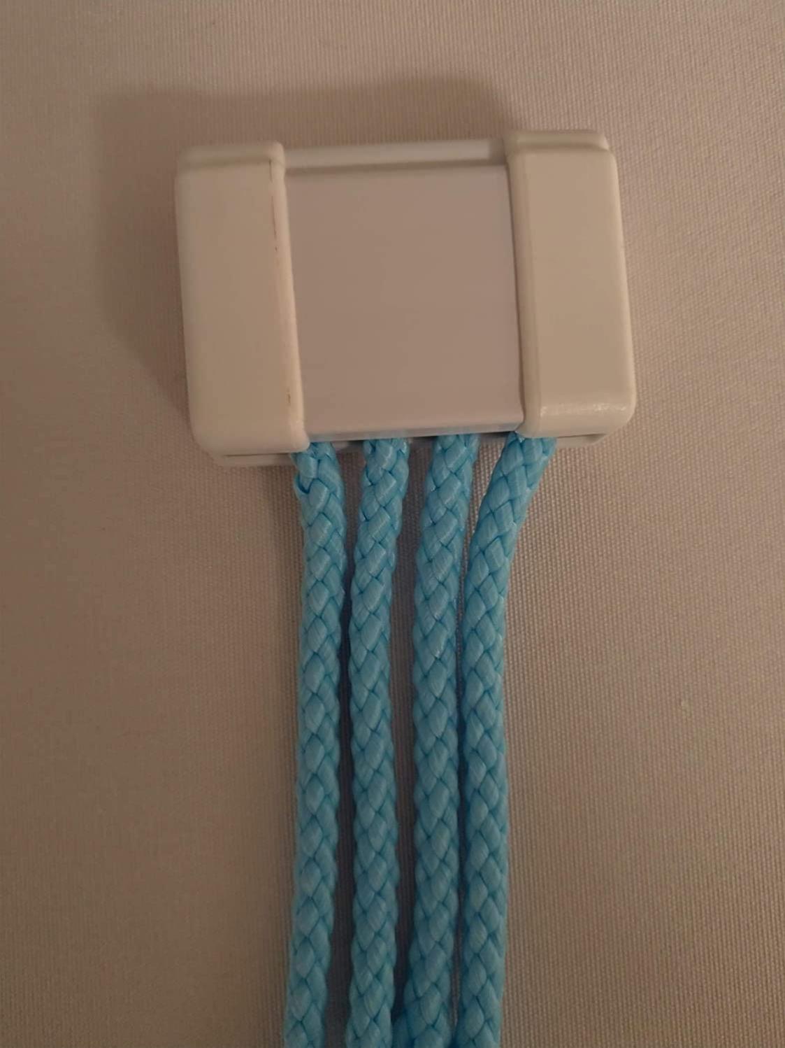 Tenda Antimosche in Cordoncino Celeste | Largh. 1,40m x Alt. 2,40m | Protezione Insetti, Porta ...