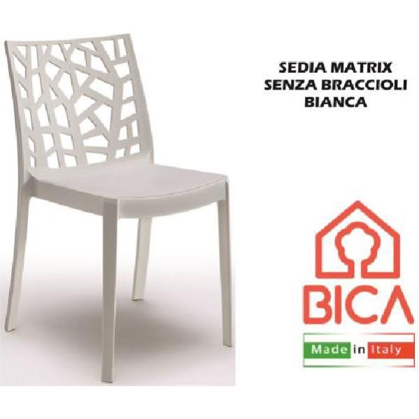 BICA BC352B Sedia da Giardino Bianco Matrix | Leroy Merlin