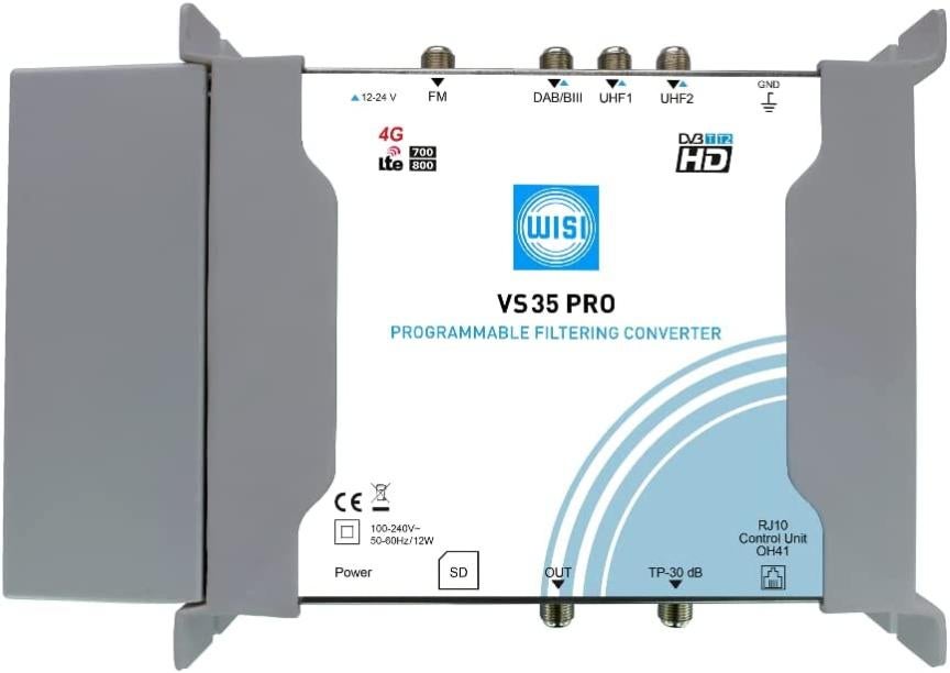 WISI VS 35 PRO Amplificateur multi-usages programmable | Leroy Merlin