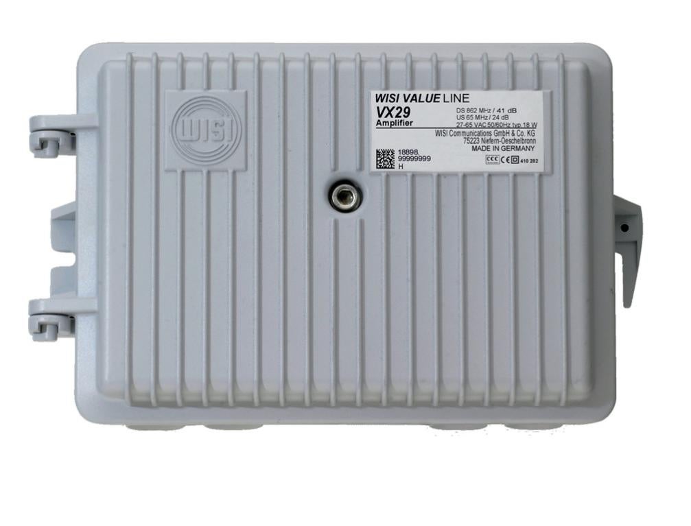 AMPLI LIGNE C3/C3 TELE ALIMENTE 41dB RESEAUX WISI VX29H | Leroy Merlin