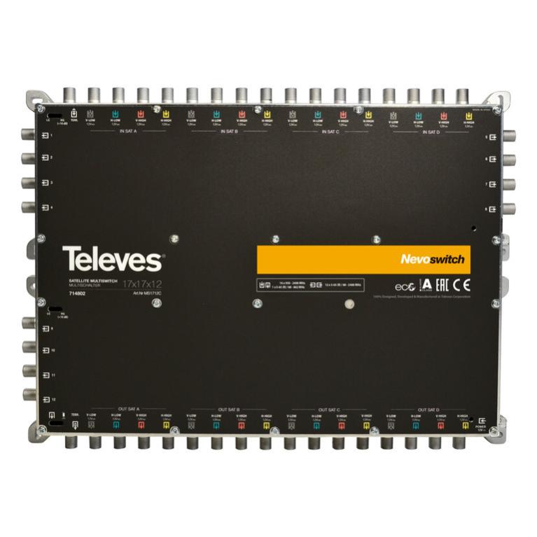 MULTISWITCH MSW 17X17X12 TERMINAL/CASCADABLE | Leroy Merlin