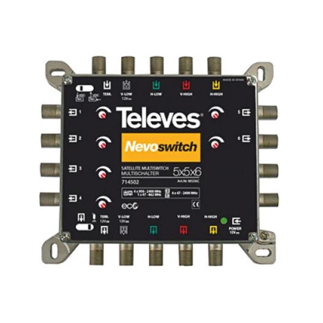 MULTISWITCH MSW 5X5X6 F TERMINAL CASCADABLE | Leroy Merlin