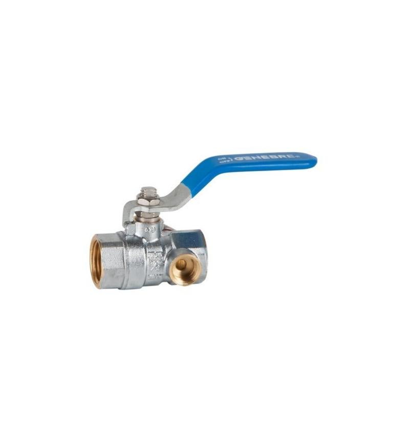 Valvola a sfera HH 1" con presa passaggio totale PN-25 - GENEBRE ...