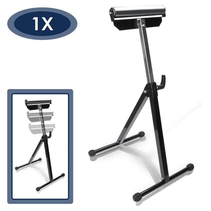 1x support à roulettes support de matériel réglable en hauteur ...