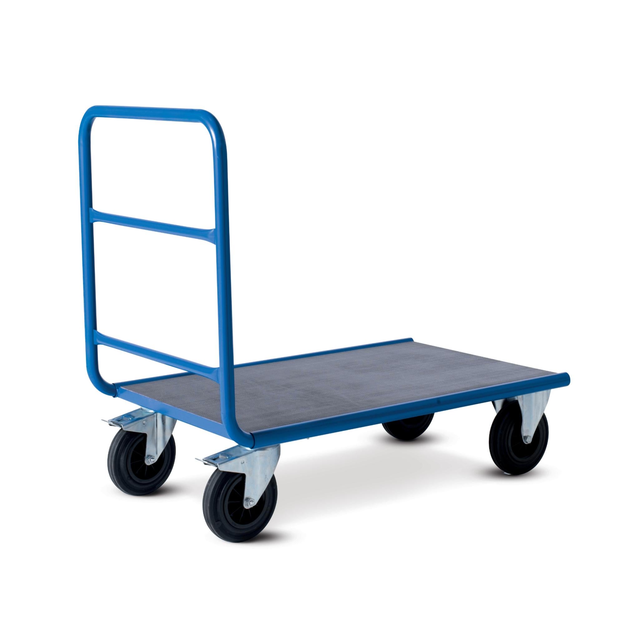 Chariot manutention avec dossier tubulaire charge 500kg - 70 x 100 x ...