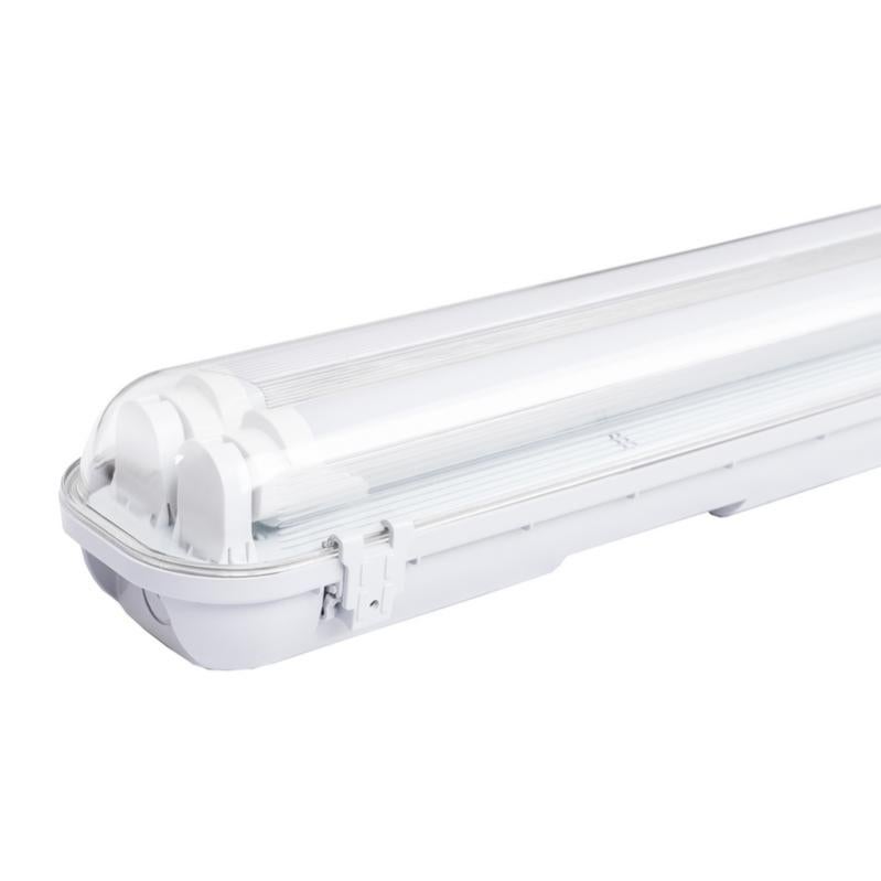 Réglette lumineuse LED 150cm 24W - Blanc froid 4000K-4500K - Double ...