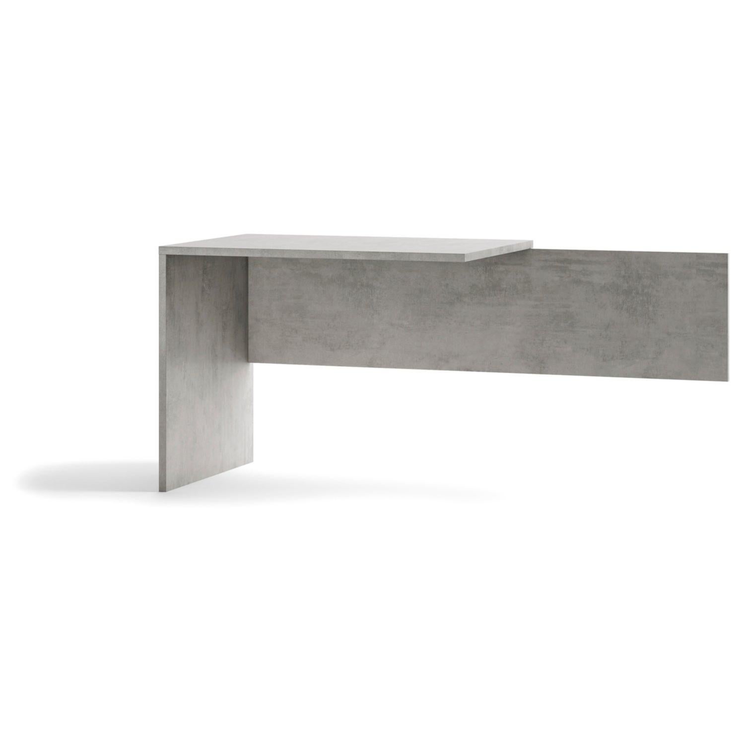 Allunga scrivania lato sinistro h 76 cm colore Ossido Bianco | Leroy Merlin