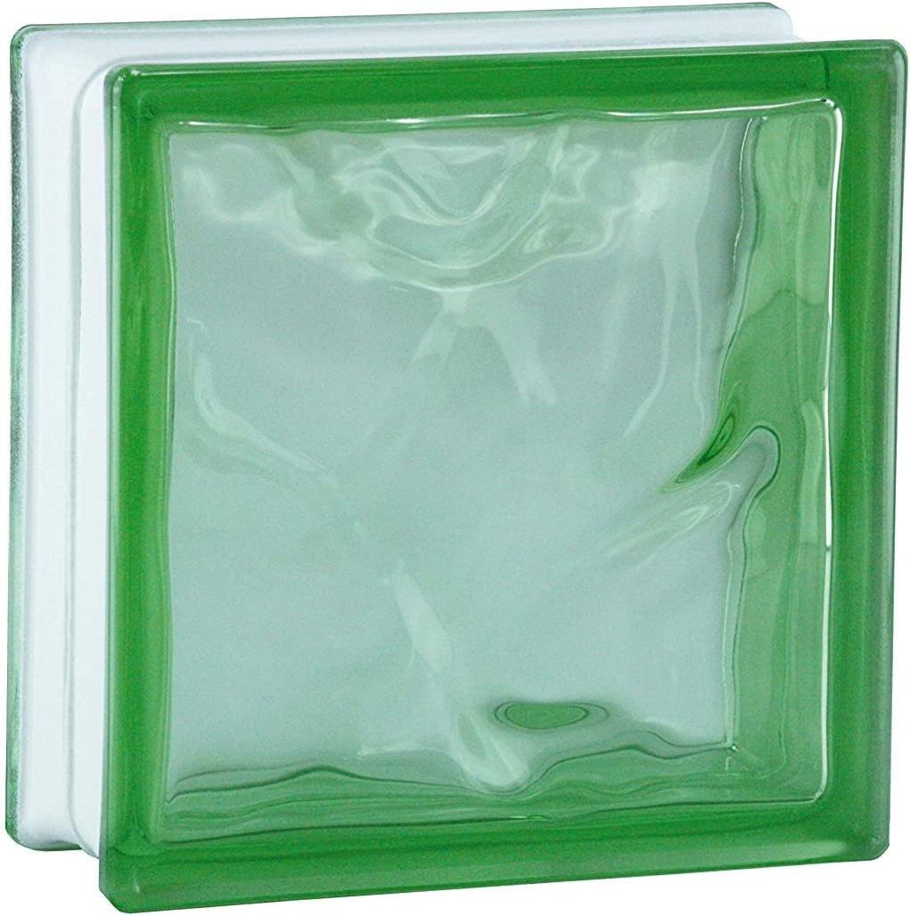 Vetromattone Nuvola Verde Cm 19x19x8 - Pz 6 | Leroy Merlin