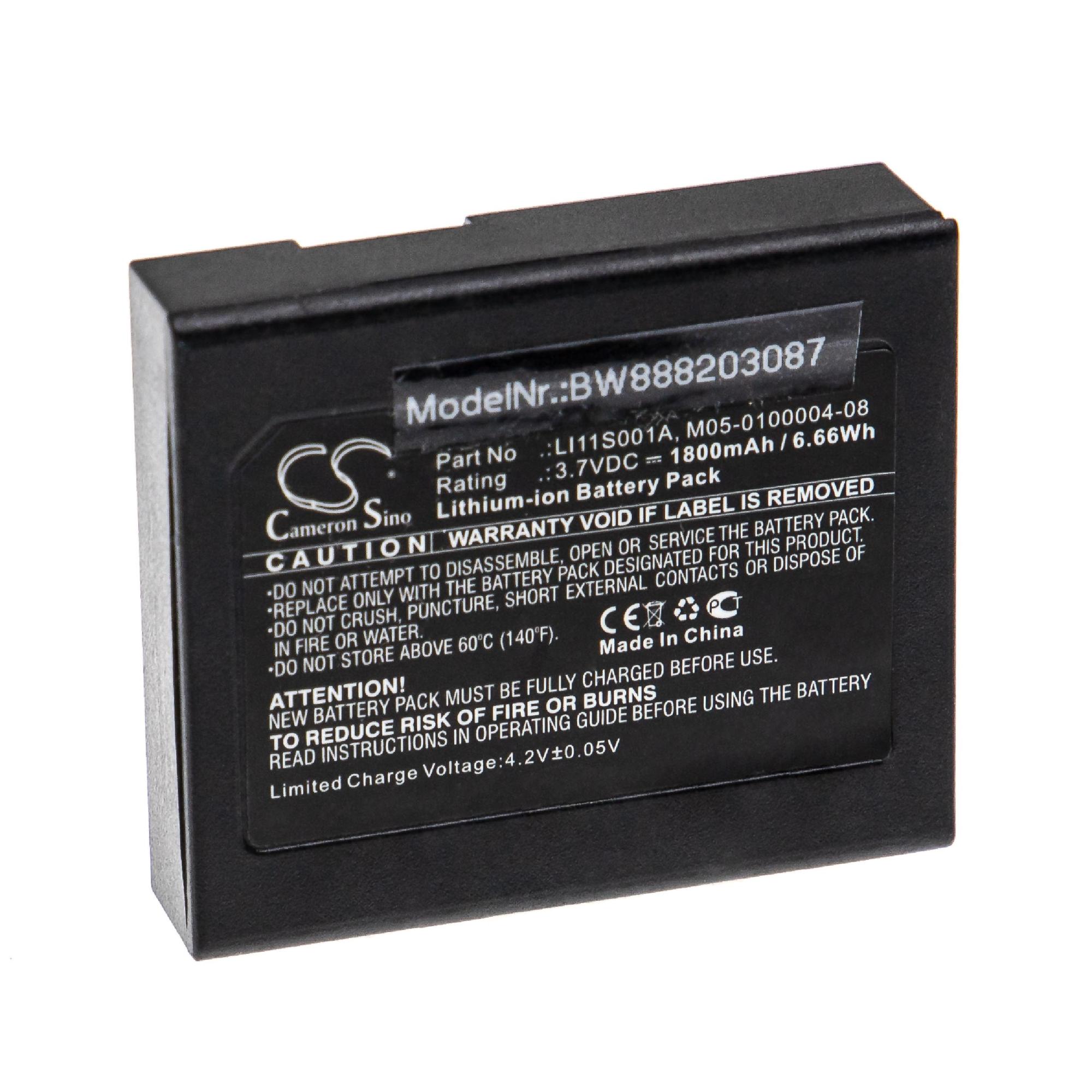 Vhbw Batterie compatible avec Mindray DPM2, PM60, PM-60 appareil ...