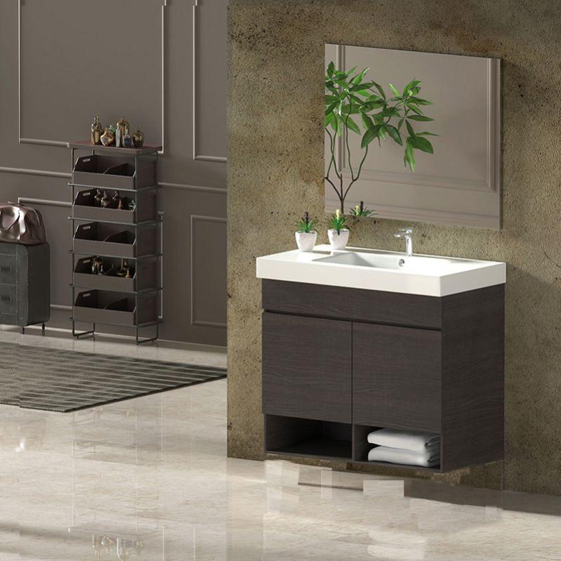 Conjunto de Baño NEBARI incluye mueble, lavabo y espejo se envía ...