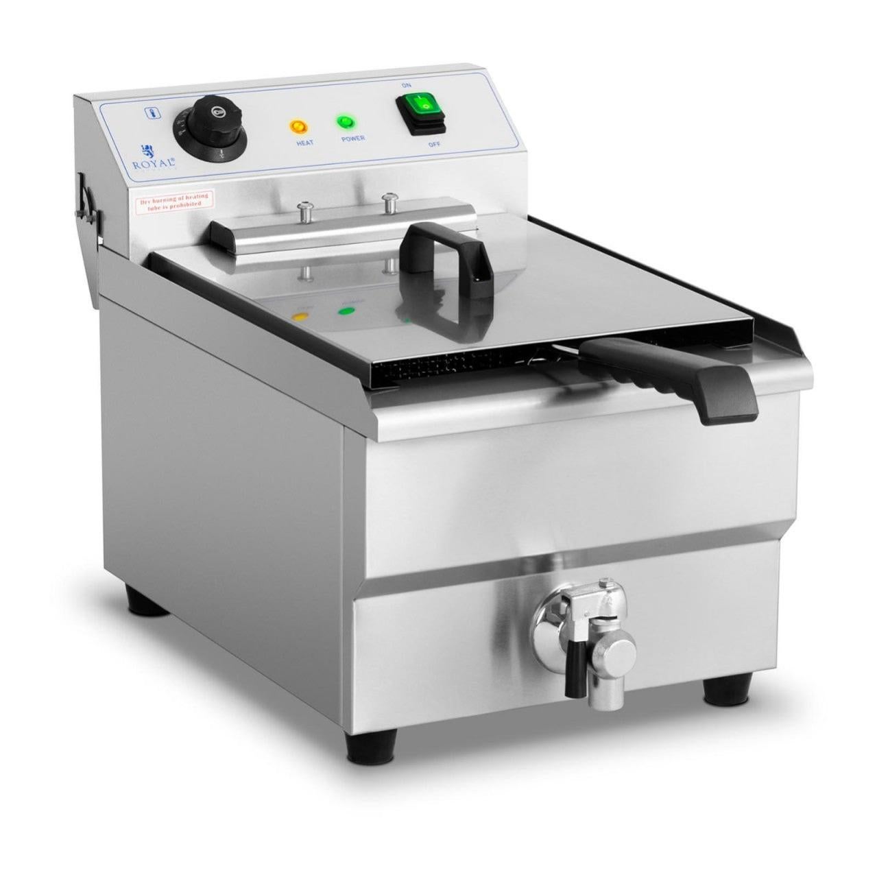 Friteuse électrique professionnelle restaurant 16 litres 6 000 watts ...