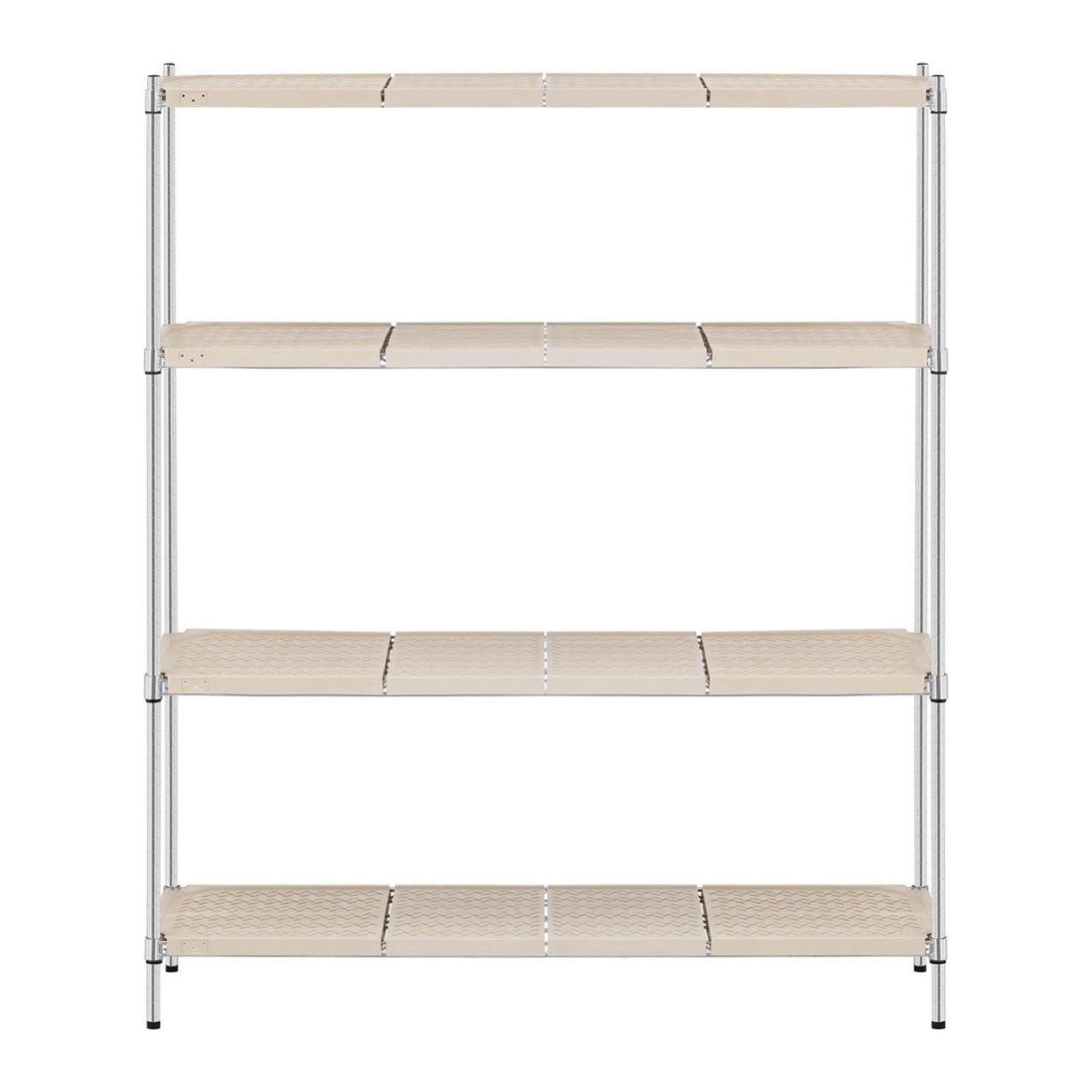 Étagère charge lourde métallique professionnel 150 x 45 x 180 cm 1 000 kg tapis compris 14 ...