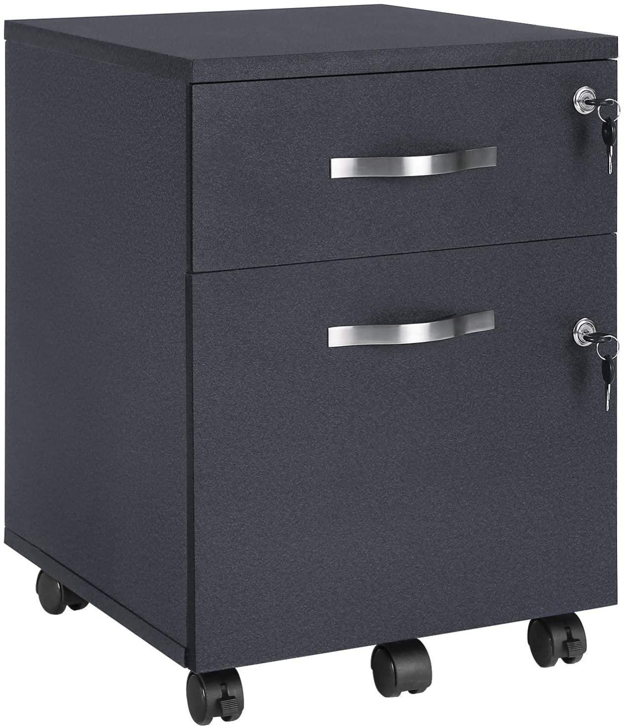 Caisson de bureau caisson de rangement classeur armoires basses 2 ...