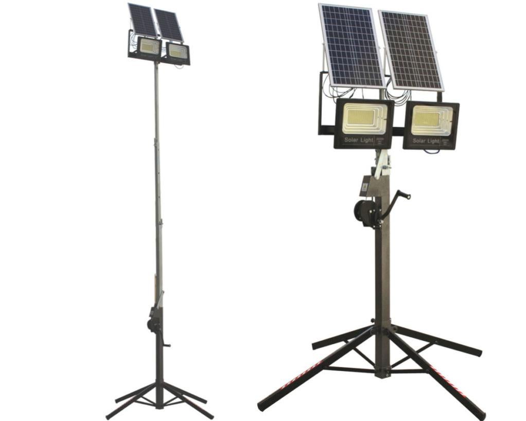 AYERBE - 5419100 - Torre Tripode de Iluminación Profesional 5 M. 2 X ...