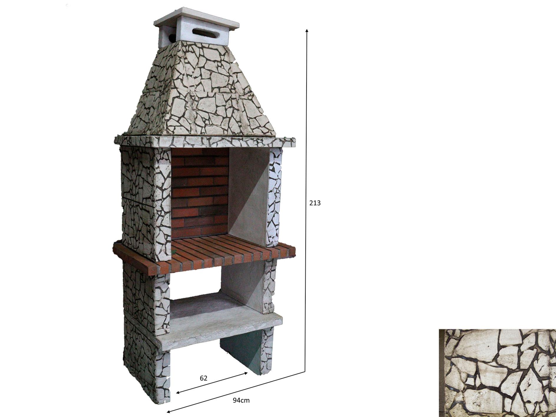 Barbacoa Girona RF319 Medidas 213x94x58cm Kg520 | Leroy Merlin